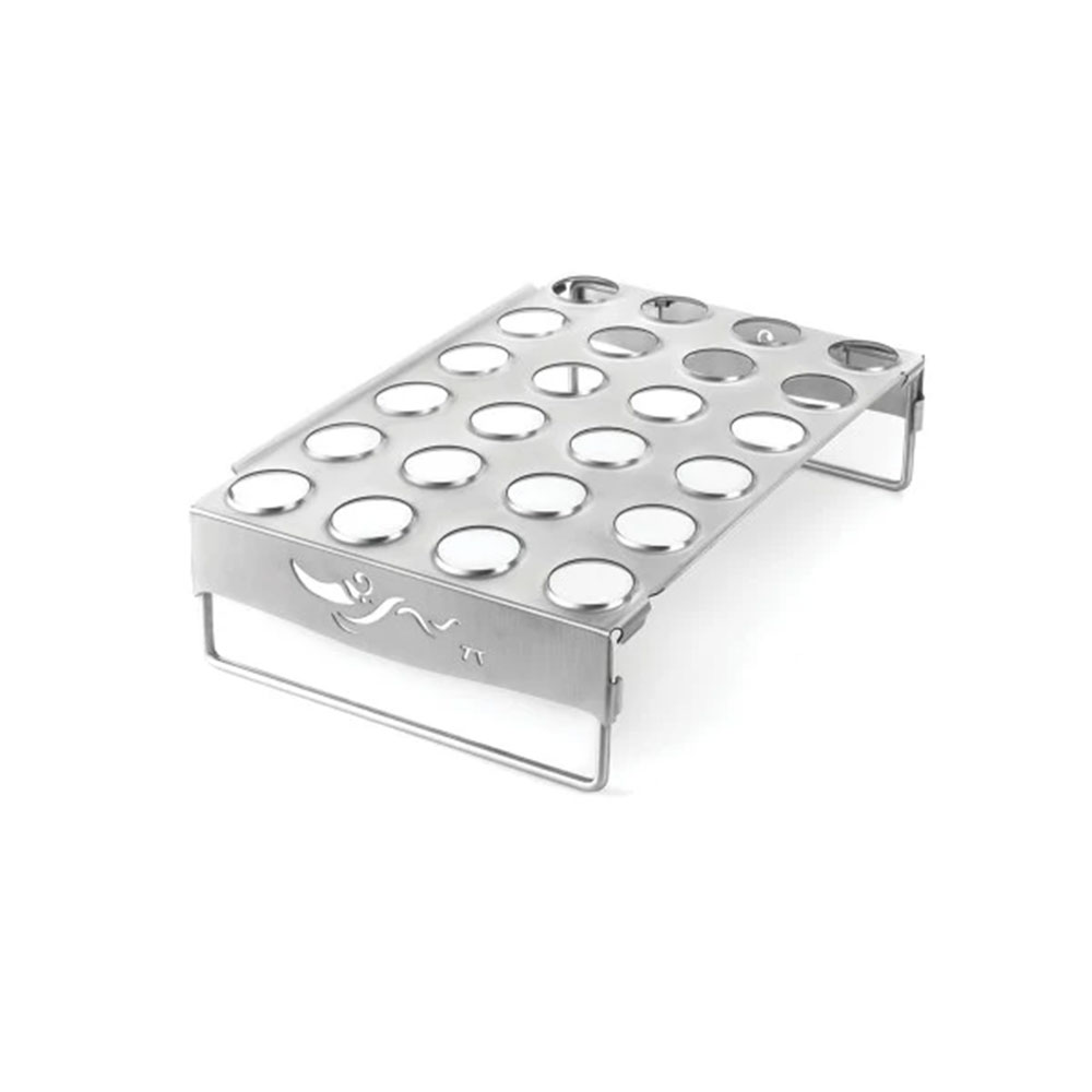 Outset Stainless Steel Jalapeño & Chicken Leg Roaster - Smoke'n Dudes ...