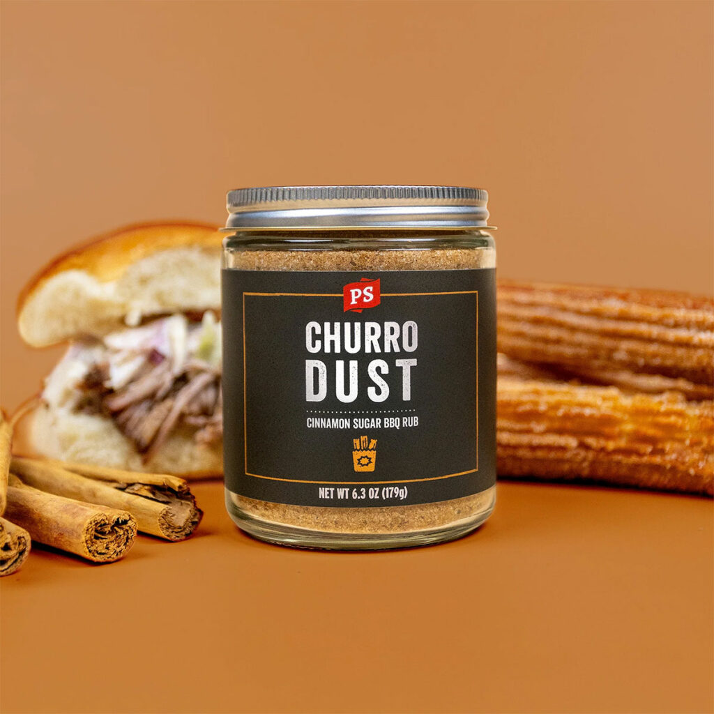 PS Churro Dust Cinnamon Sugar BBQ Rub - Smoke'n Dudes BBQ Supply